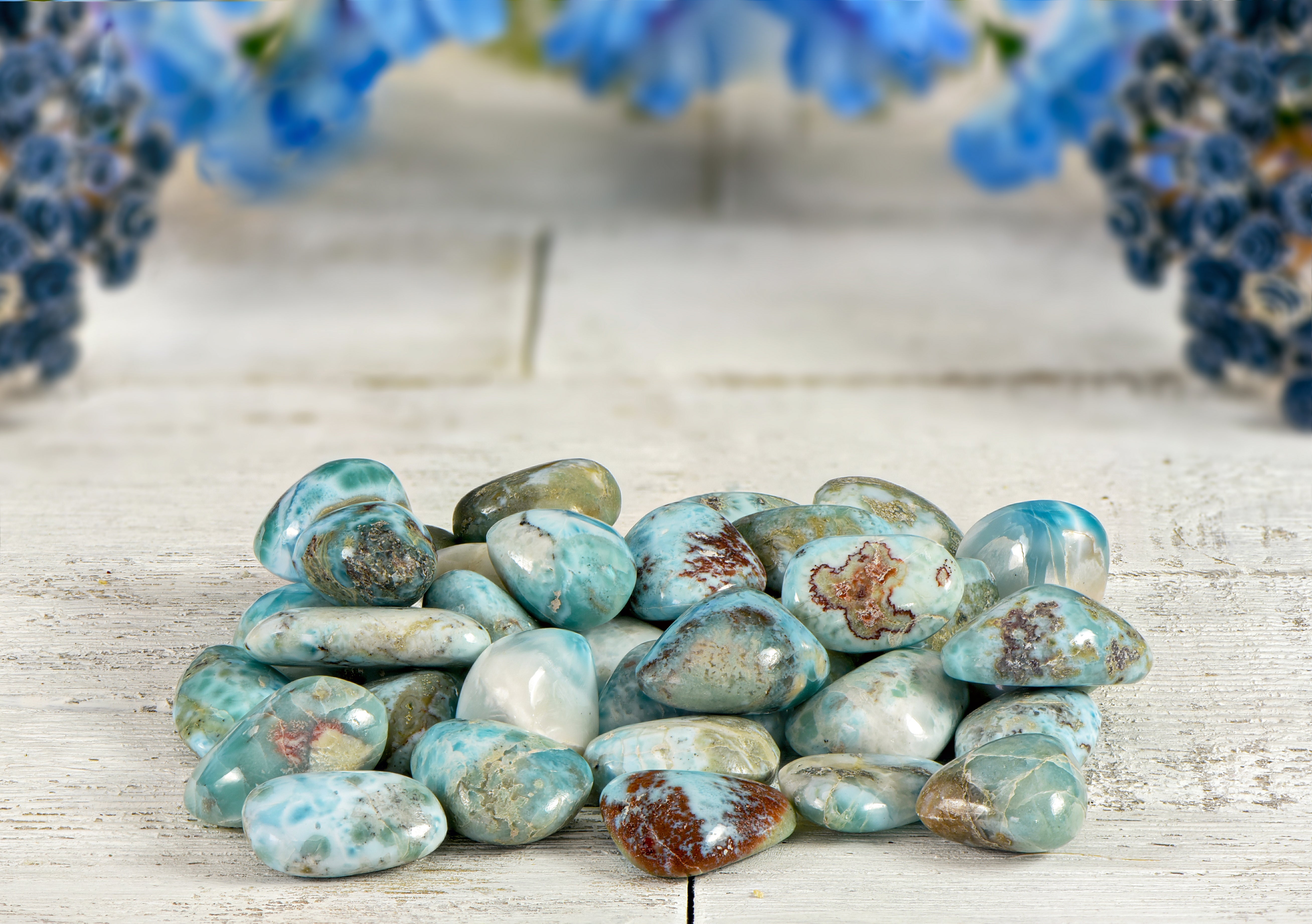 Larimar Stone | Larimar Crystal | Blue Pectolite – Crystal Gemstone Shop