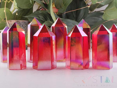 Ruby Aura Quartz – Crystal Gemstone Shop