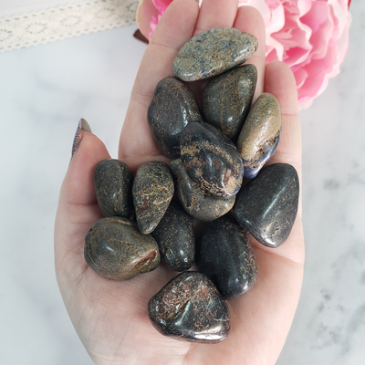 Sapphire Corundum Natural Gemstone Freeform Semi-Tumbled Stone | Large ...