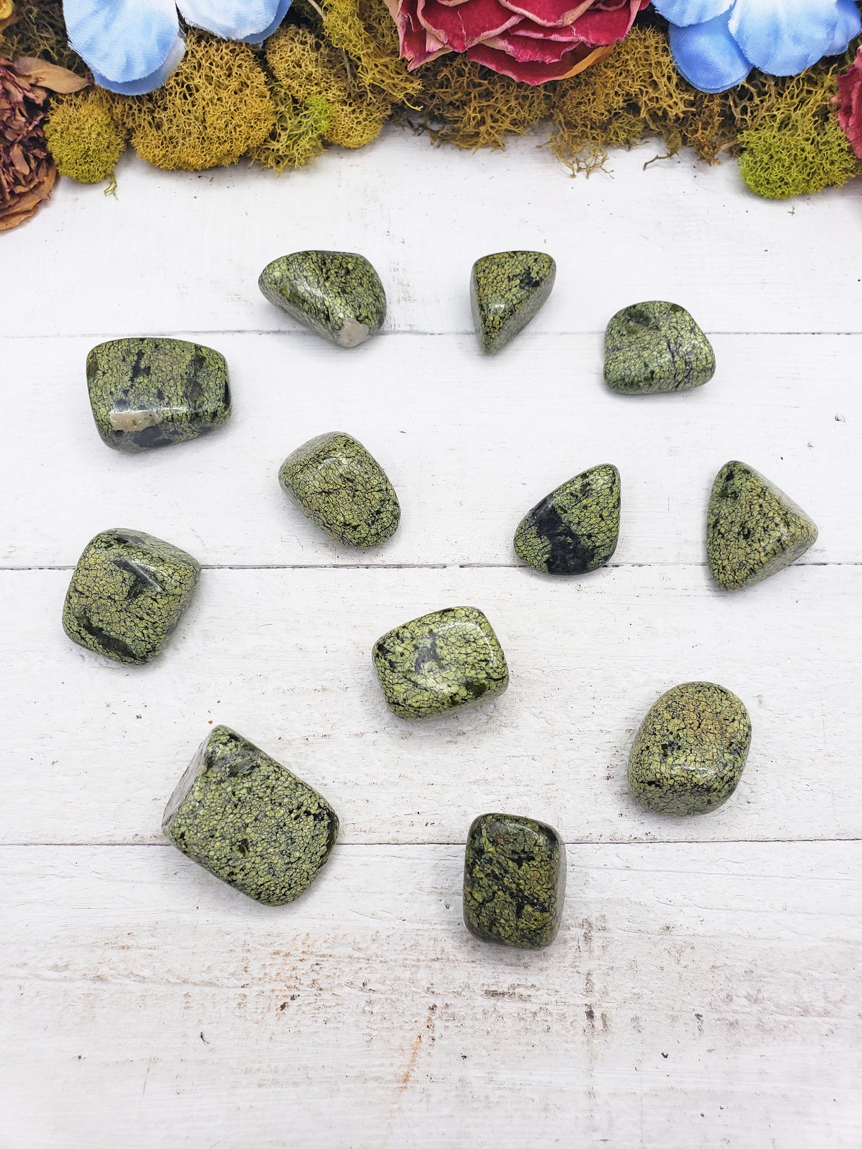 Asterite Serpentine Natural Tumbled Gemstone - One Stone – Crystal ...