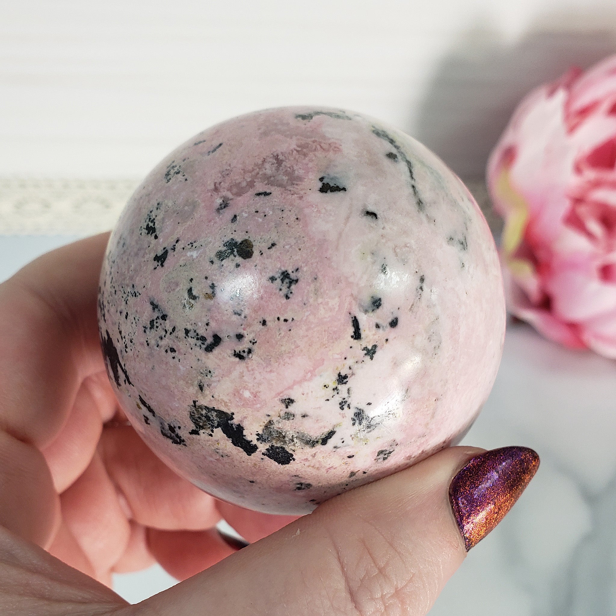 Rhodonite – Crystal Gemstone Shop