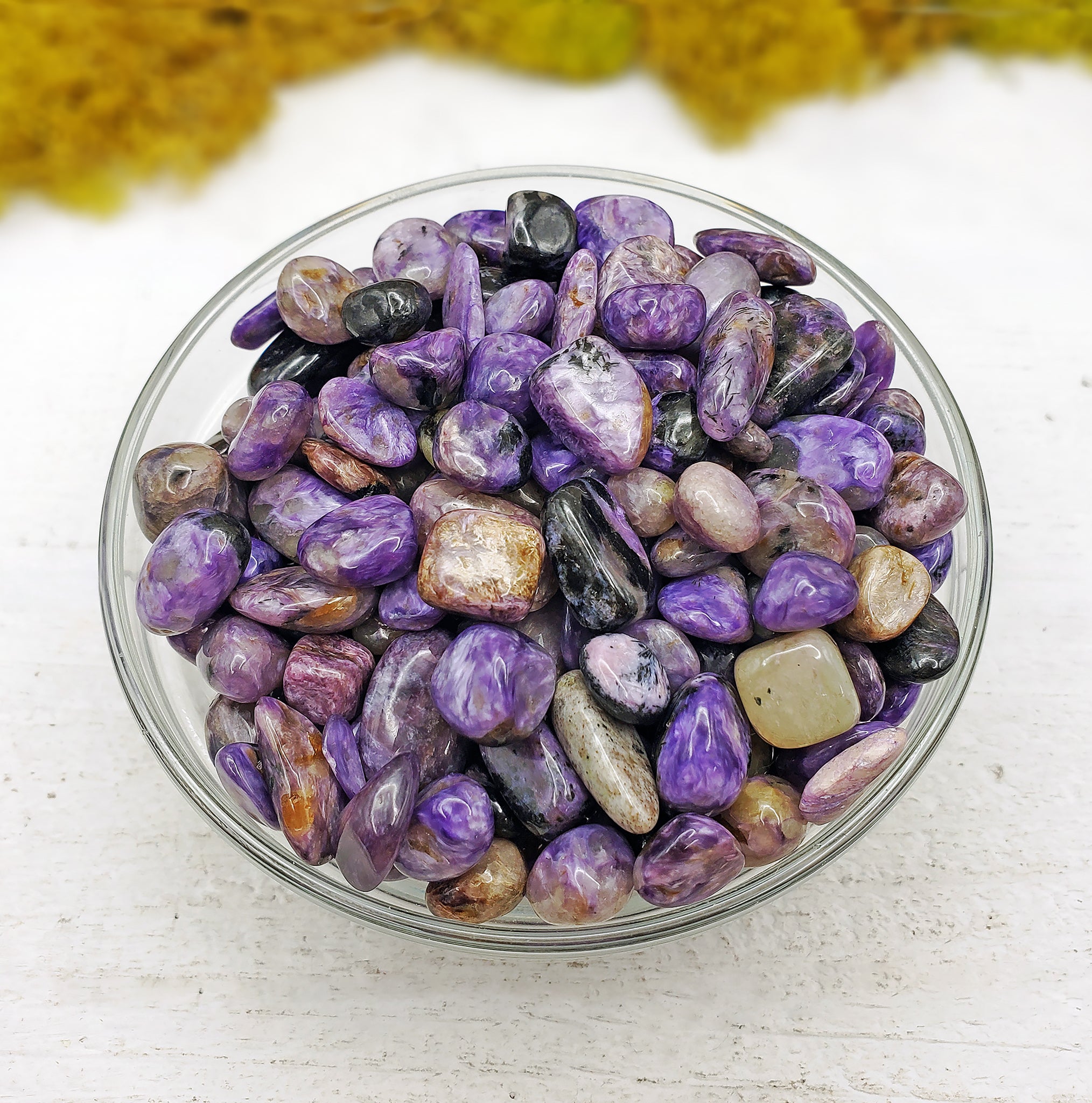 Charoite Natural Tumbled Gemstone Pebble - Multi Stone – Crystal ...