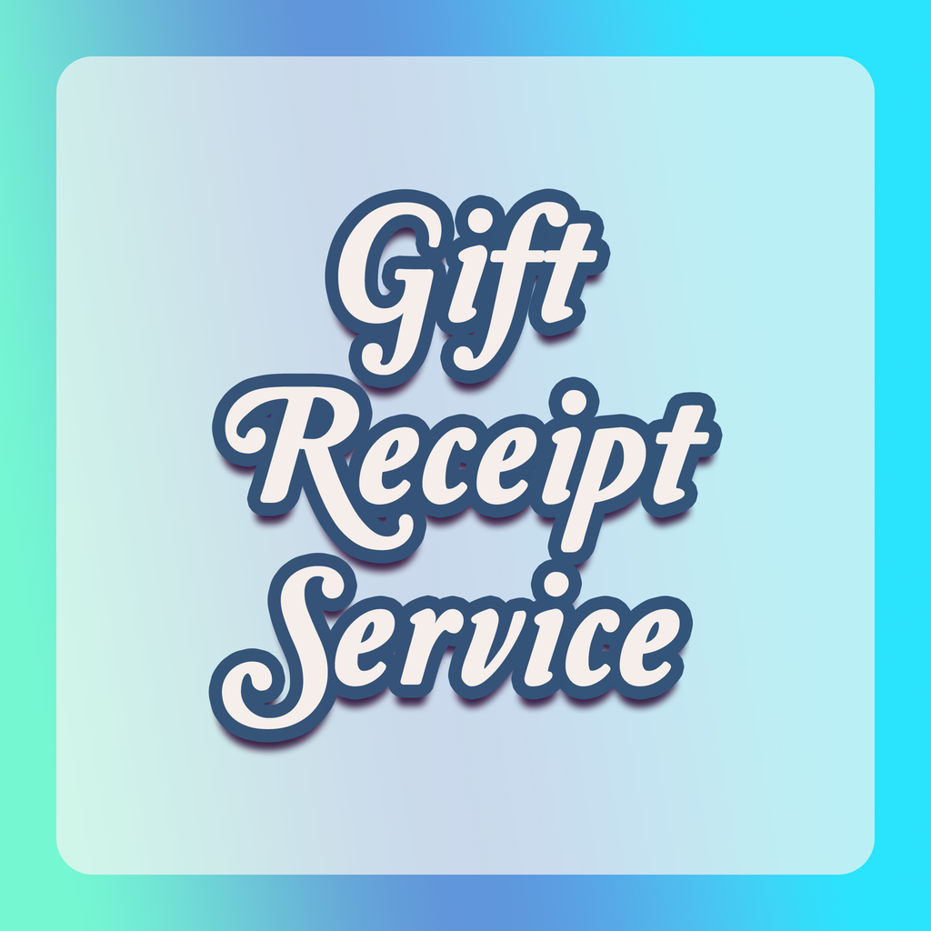 Gift Receipt Service | Invoice with NO PRICES – Crystal Gemstone Shop