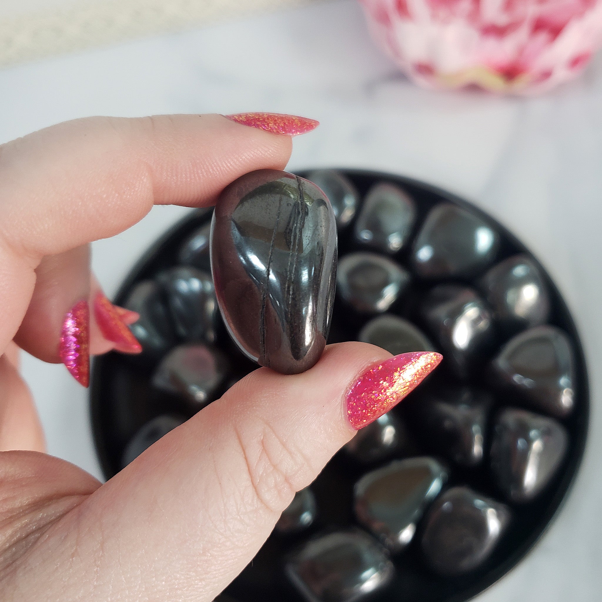 Hematite Natural Tumbled Stone | Natural Hematite Mineral for Sale ...