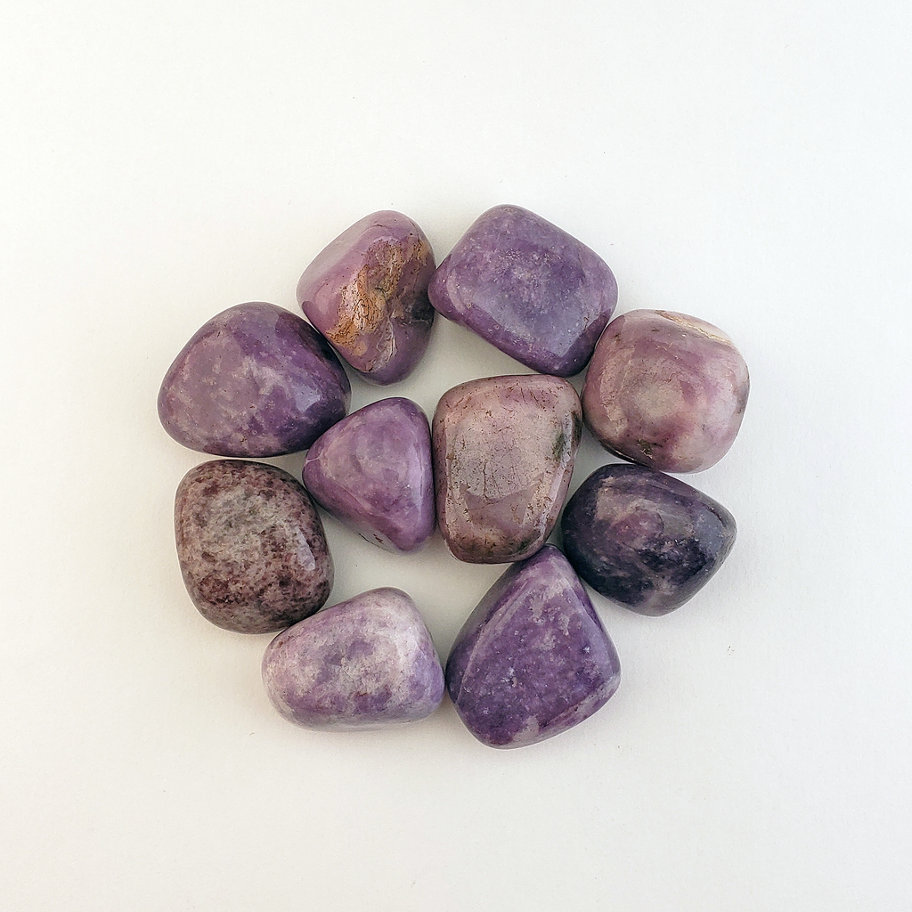 Lepidolite Stone Natural Crystal Gemstone Tumbled Stone | One Stone ...