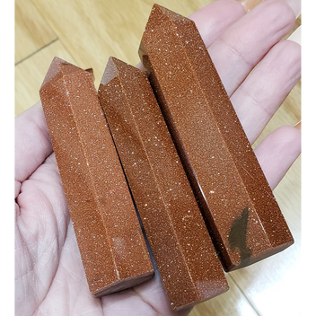Red Goldstone Crystal Manmade Gemstone Tower Point – Crystal Gemstone Shop