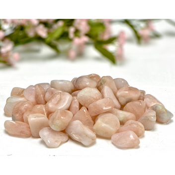 Morganite Pink Beryl Crystal Natural Gemstone Tumbled Stone | Multiple ...