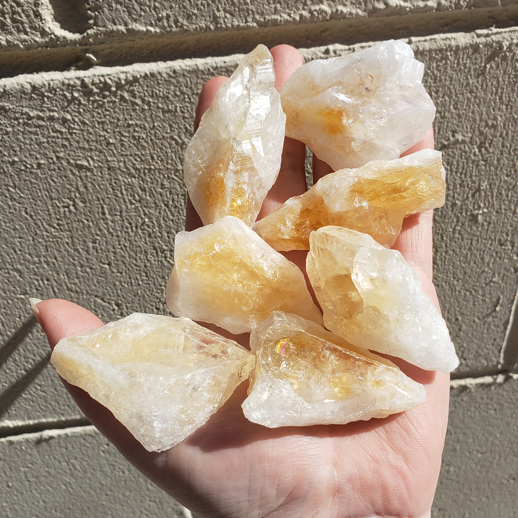 Raw Citrine Crystal | Natural Citrine Gemstone | Rough Gemstone Raw Cr ...
