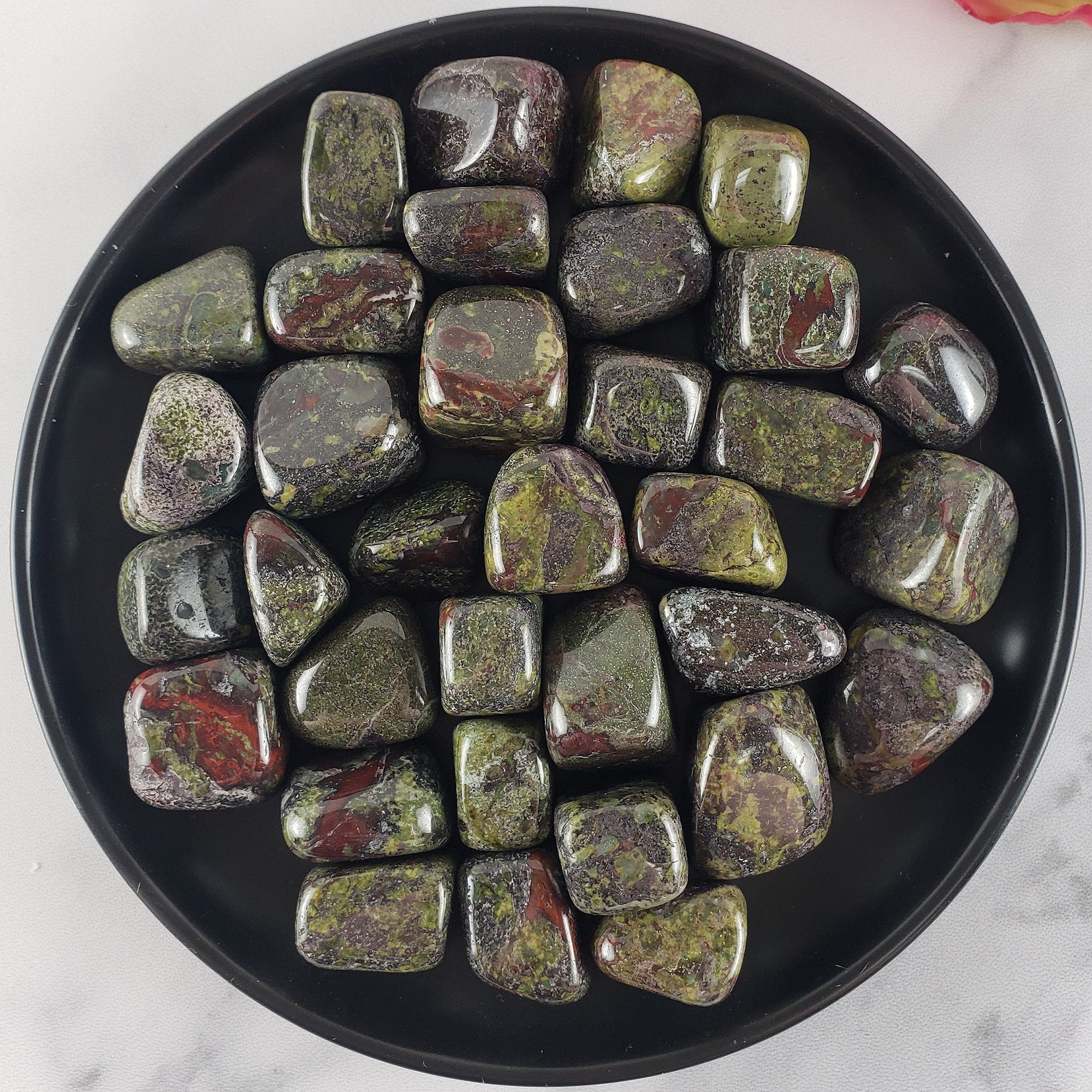 Dragon Stone Dragon's Blood Jasper Natural Crystal Tumbled Stone ...