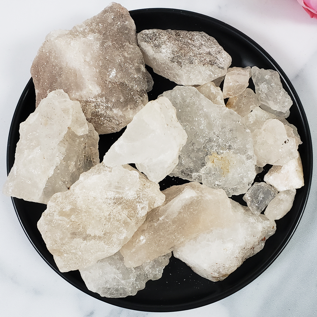 Himalayan Salt Halite Raw Crystal Natural Rough Gemstone | Multiple Si ...