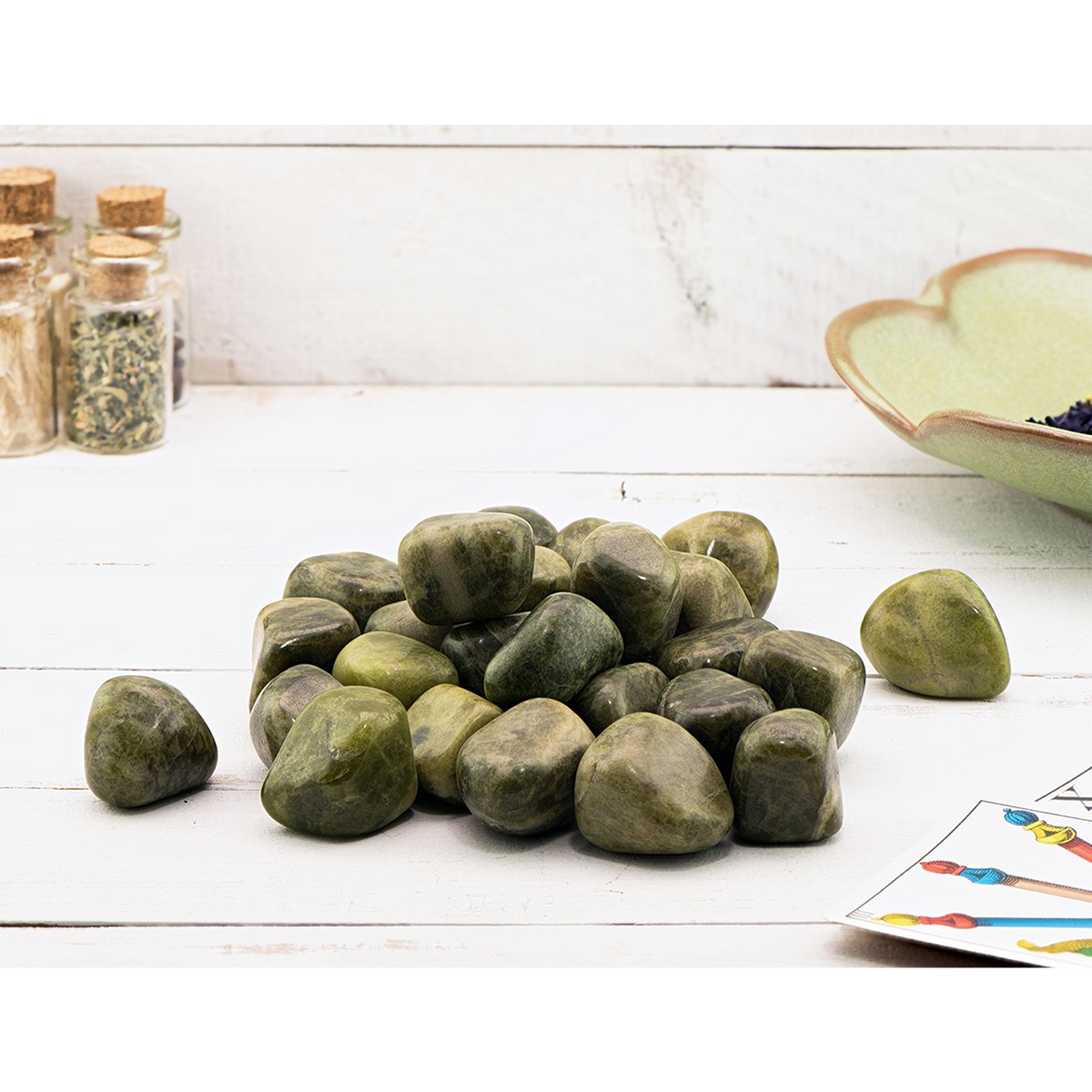 Vesuvianite Idocrase Gemstone Natural Crystal Tumbled Stones | One Sto ...
