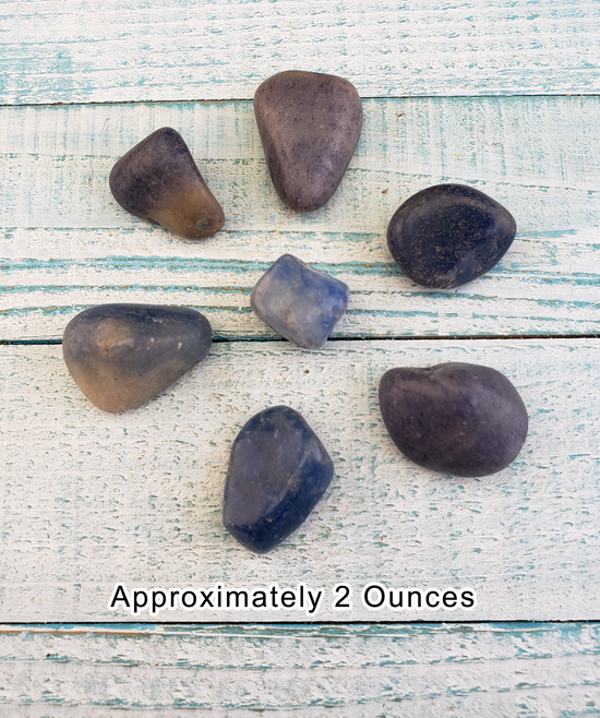 Blue Quartz Tumbled Gemstone | Crystal Gemstone Shop