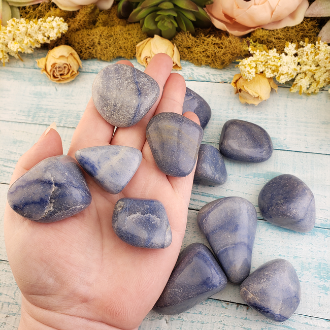 Blue Quartz Crystal Gemstone – Crystal Gemstone Shop