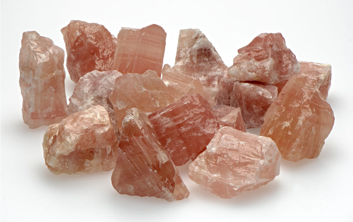 Rose Calcite Rough Natural Gemstone - Single Stone – Crystal Gemstone Shop