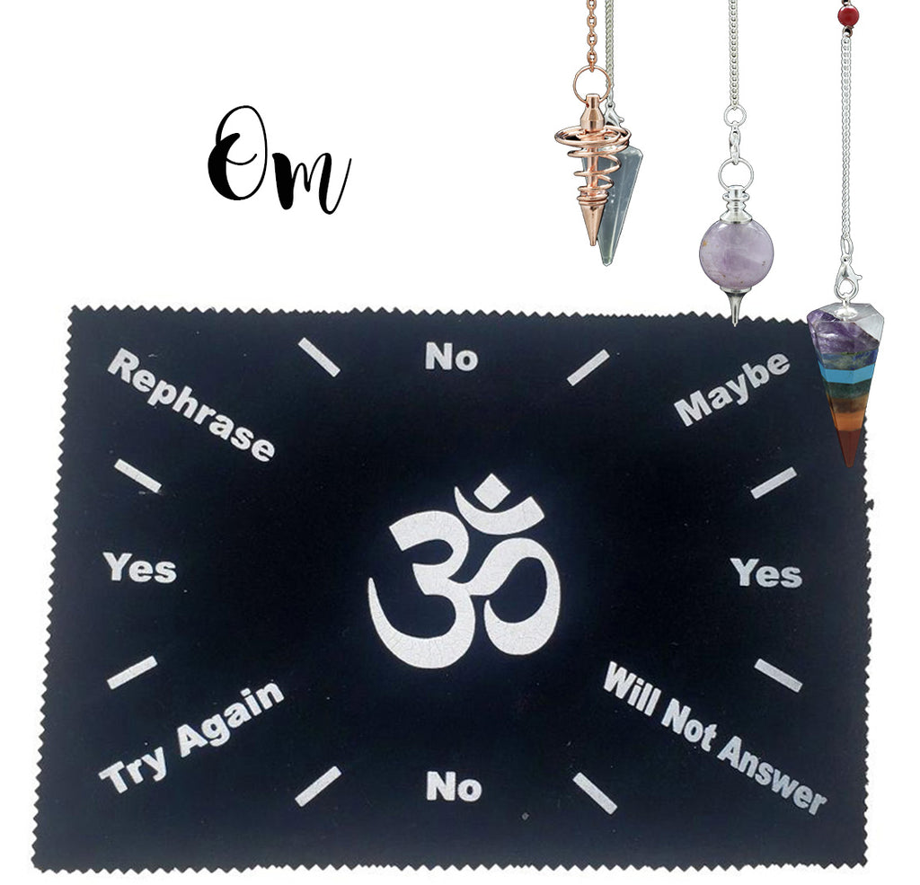 Om Pendulum Mat – Crystal Gemstone Shop